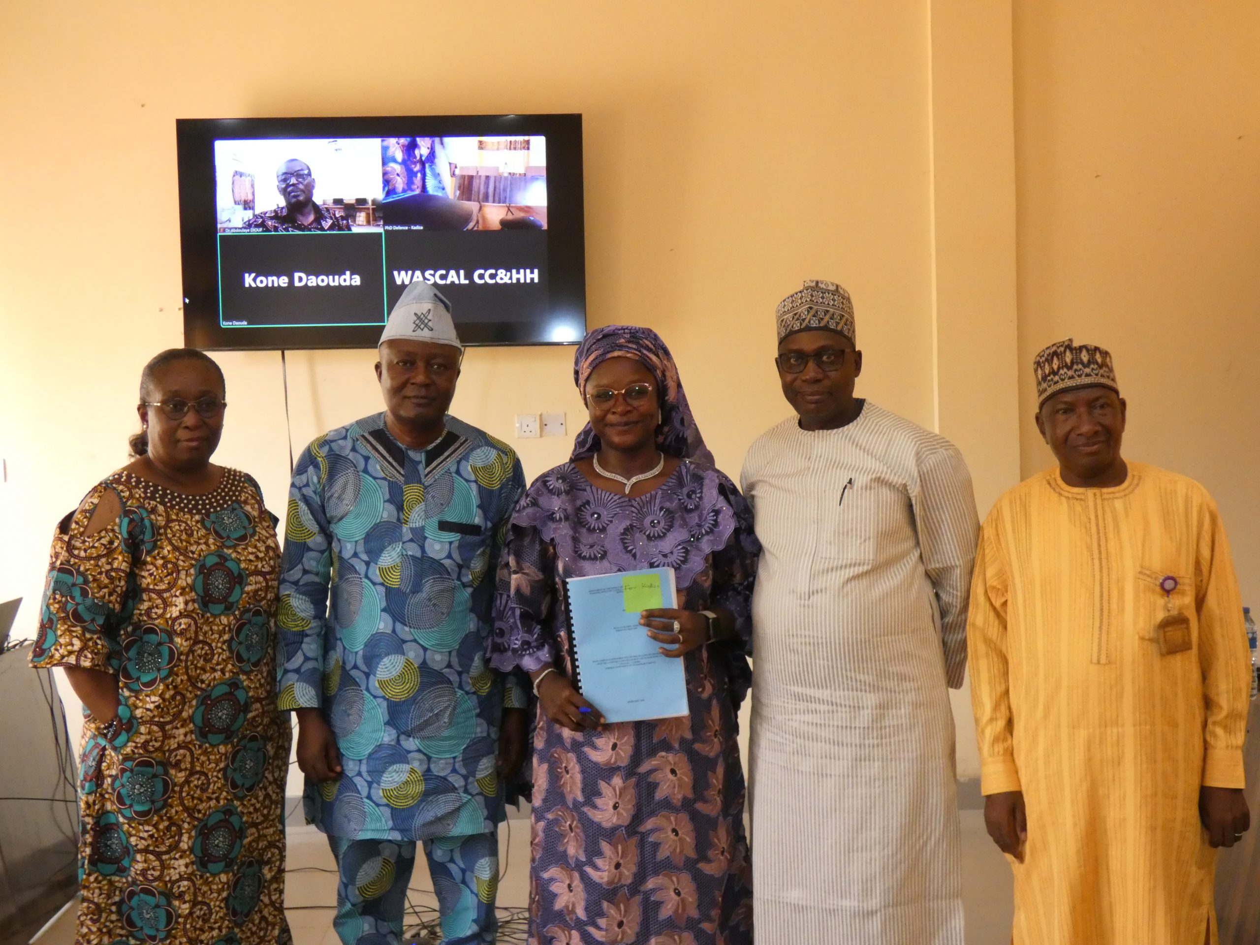 Celebrating the Successful PhD Defense of DOULAY SEYDOU, Kadiza Batch 5 PhD Candidate | WASCAL CC&HH